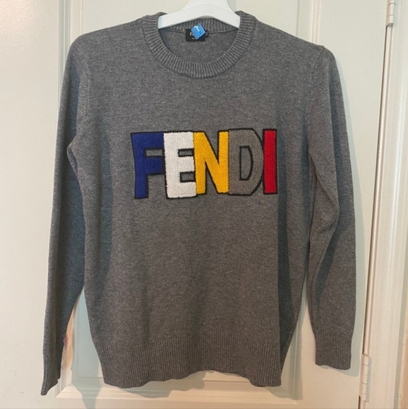 Fendi | Sweaters | Fendi Logo Sweater | Poshmark